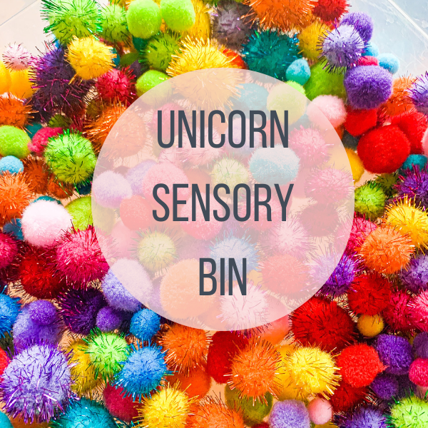 Unicorn Sensory Bin