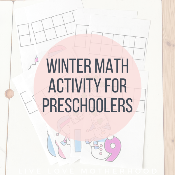 Winter Math Activity for Preschoolers