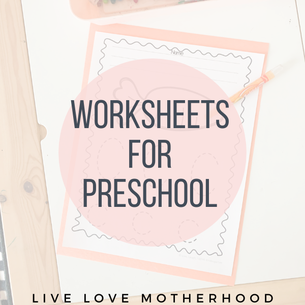 Worksheets for Preschool