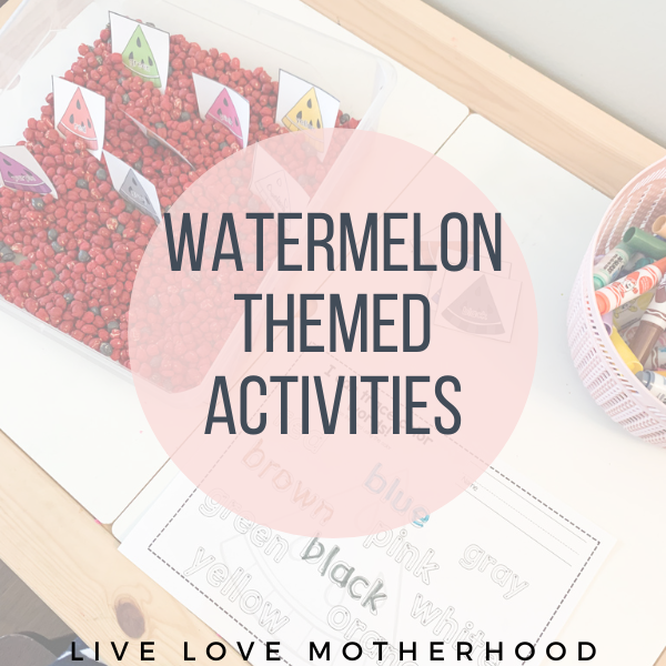 Watermelon Themed Activities